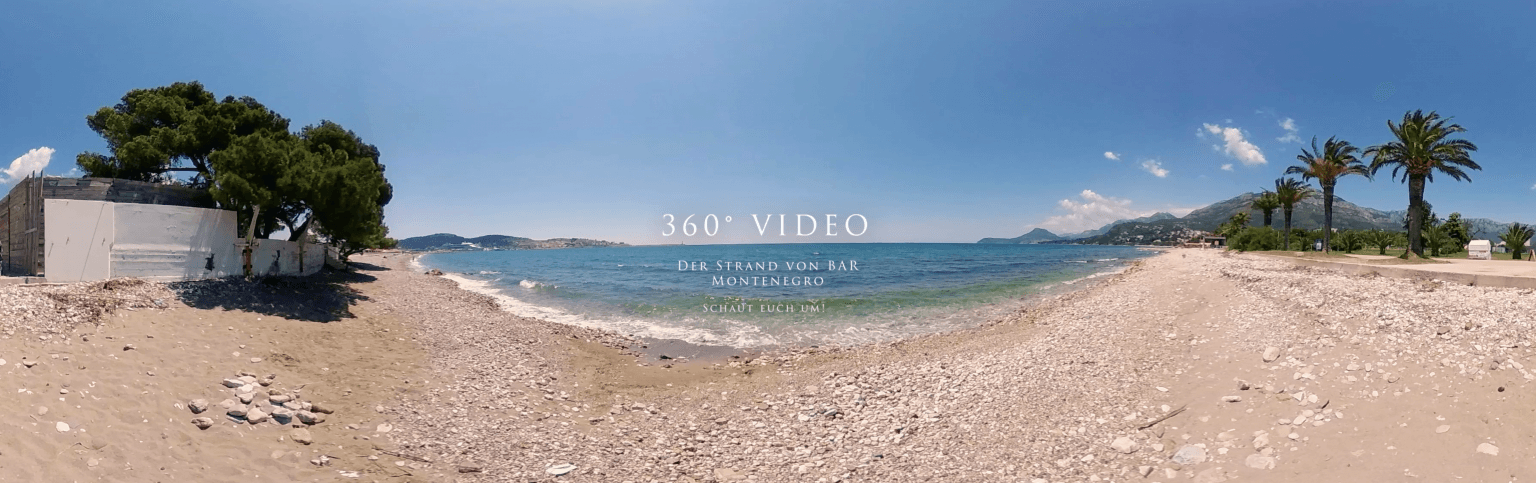 360 Grad Video – Der Strand von Bar - Immo Monte doo